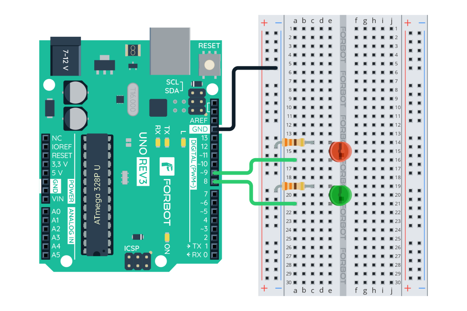 Arduino Kurs - #3 - UART (Kommunikation mit dem PC), Variablen - FORBOT