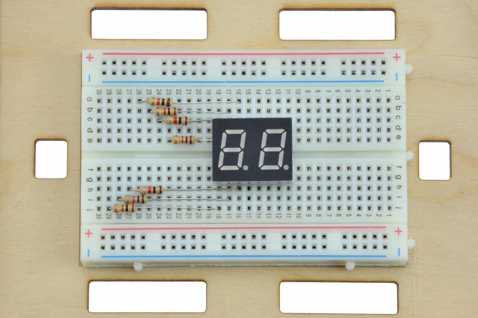 Arduino Kurs Stufe Ii 6 7 Segment Anzeigen Forbot