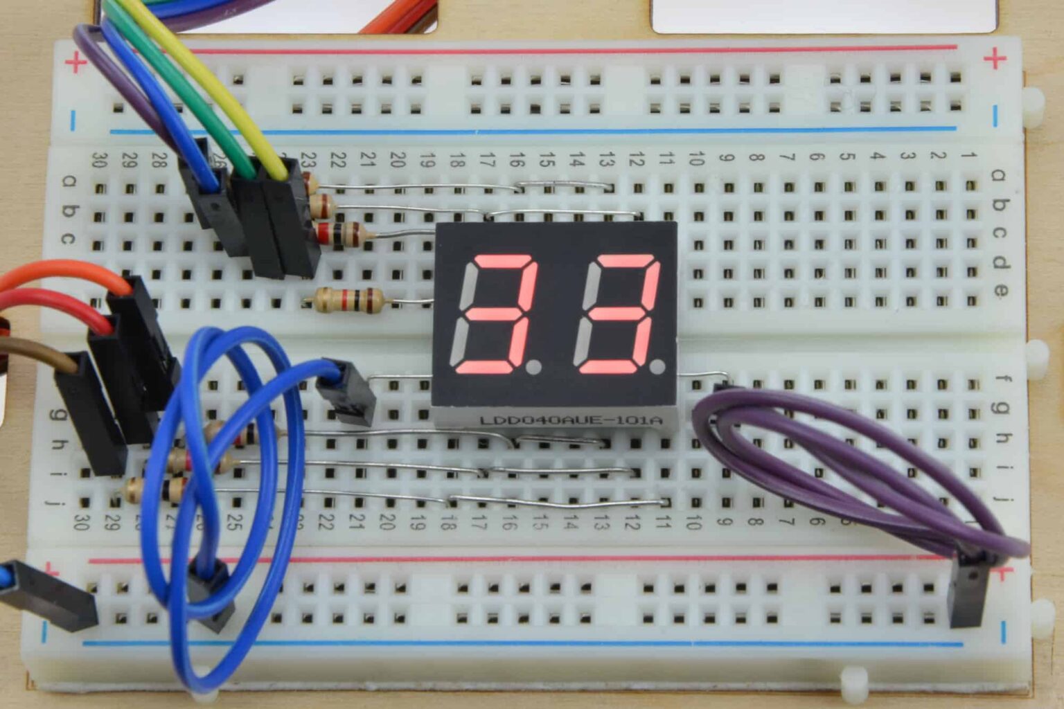 Arduino Kurs Stufe Ii 6 7 Segment Anzeigen Forbot