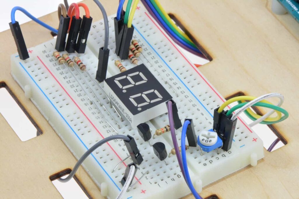 Arduino Kurs Stufe Ii 6 7 Segment Anzeigen Forbot